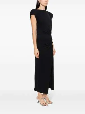 Isabel Marant Étoile Nadela Pleated Midi Dress - Black