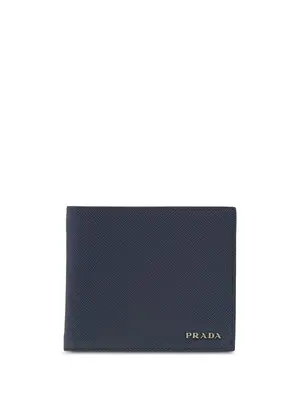 Prada Two-tone Card Holder - Blue