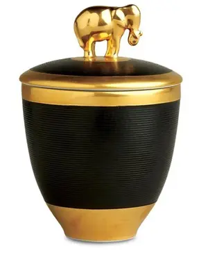 L'Objet Elephant Noir Candle - Black