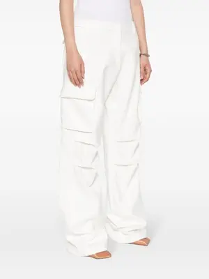 Coperni Wide-leg Cargo Trousers - White