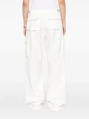 Coperni Wide-leg Cargo Trousers - White