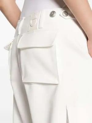 Coperni Wide-leg Cargo Trousers - White