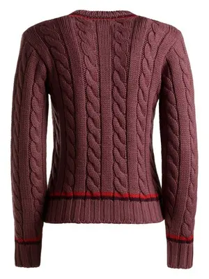 Bally Logo-appliqué Merino Wool Jumper