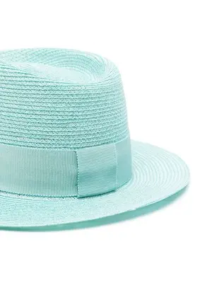 MAISON MICHEL André Interwoven Fedora Hat
