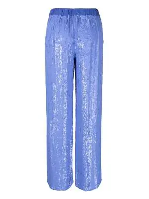 P.a.r.o.s.h Glare Sequined Trousers - Purple