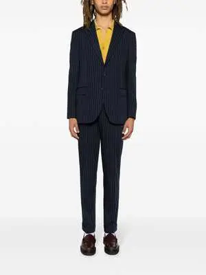 Polo Ralph Lauren Logo-patch Pinstripe Blazer