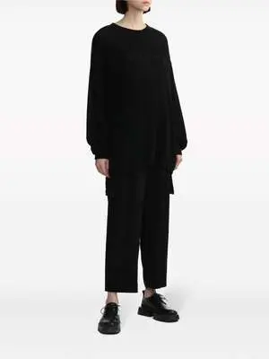 Y’s Pleated High-waisted Cargo Trousers