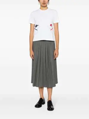 Thom Browne Dog-embroidered T-shirt