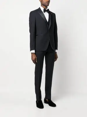 Tagliatore Single-breasted Virgin-wool Suit - Blue
