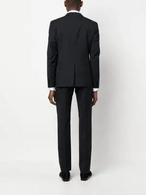 Tagliatore Single-breasted Virgin-wool Suit - Blue