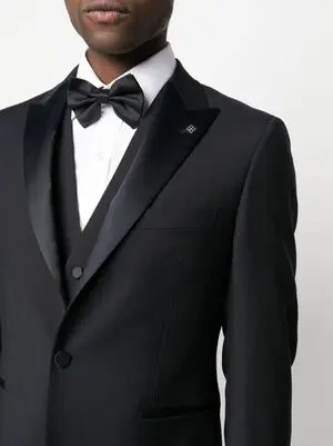 Tagliatore Single-breasted Virgin-wool Suit - Blue