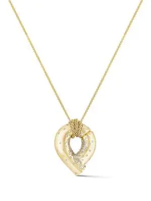 TABAYER 18kt Yellow Oera Diamond Pendant Necklace - Gold