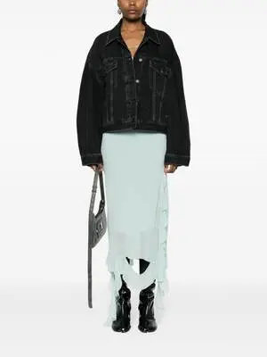 Acne Studios Denim Trucker Jacket - Black