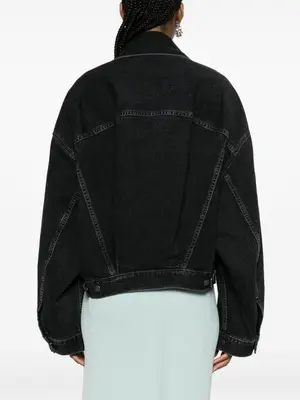 Acne Studios Denim Trucker Jacket - Black