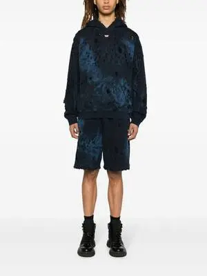 DIESEL® S-boxt Distressed Hoodie