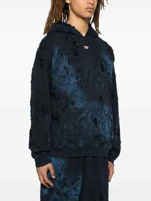 DIESEL® S-boxt Distressed Hoodie