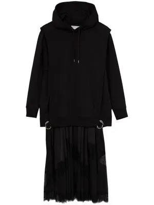 3.1 Phillip Lim Layered Lace-detail Cotton Dress