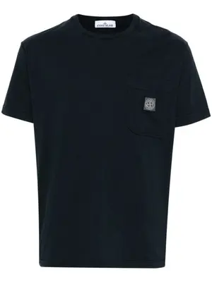 Stone Island Organic Cotton Jersey T-shirt - Blue