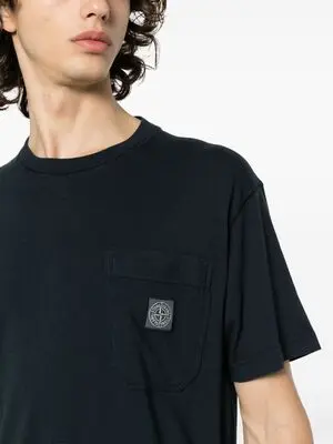 Stone Island Organic Cotton Jersey T-shirt - Blue