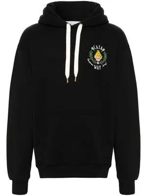 Casablanca Equipement Sportif Embroidered Hoodie - Black