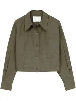 3.1 Phillip Lim Long-sleeve Cropped Shirt