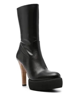 PALOMA BARCELO Hella 125mm Leather Boots
