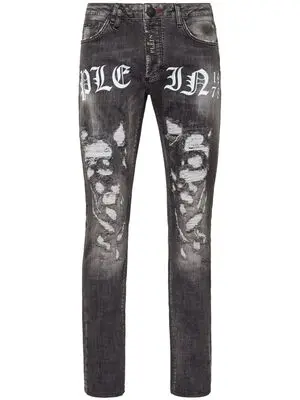 Philipp Plein Zip Up Bottoms For Men