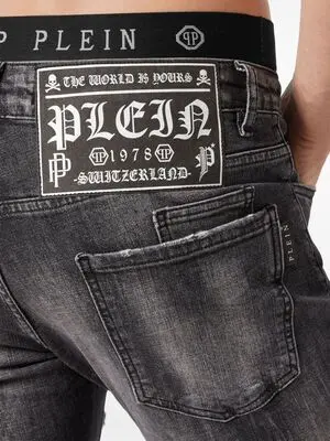 Philipp Plein Super Straight Cut Denim Trousers