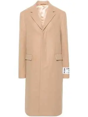 Acne Studios Single-breasted Wool Blend Coat