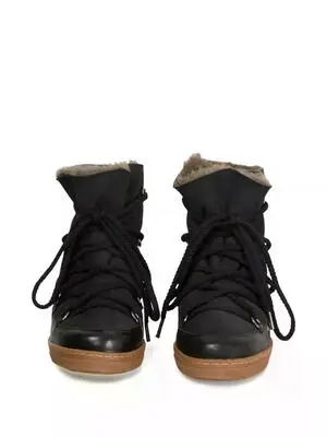 Isabel Marant Nowles Lace-up Ankle Boots - Black