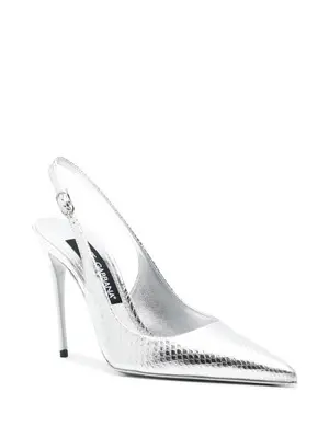 Dolce & Gabbana Metallic Snakeskin Pumps