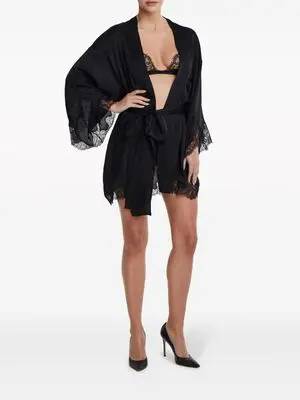 Kiki De Montparnasse Belted Silk Robe