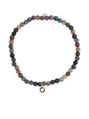SYDNEY EVAN 14kt Yellow Opal And Diamond Beaded Bracelet - Gold