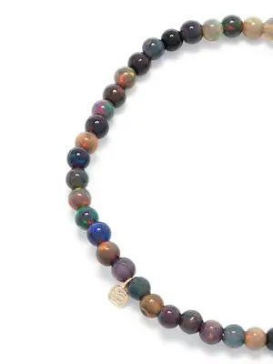 SYDNEY EVAN 14kt Yellow Opal And Diamond Beaded Bracelet