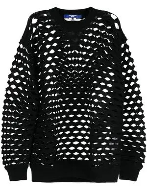 Junya Watanabe Laser-cut Detail Crew-neck Jumper