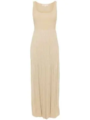 Michael Kors Metallic-threading Fine-knit Dress