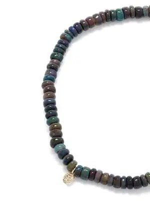 SYDNEY EVAN 14kt Yellow- Opal And Diamond Beaded Bracelet
