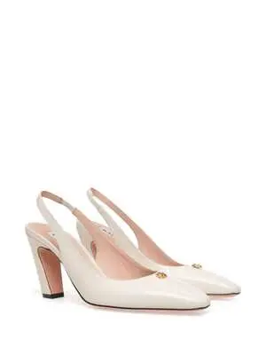 Bally Slingback Leather Pumps