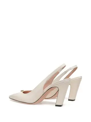 Bally Slingback Leather Pumps