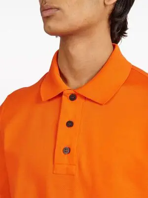 FERRAGAMO Polo-collar Cotton Polo Shirt