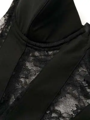 FLEUR DU MAL Cupped Lace Bodysuit