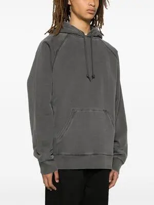 Carhartt Work In Progress Mélange-effect Cotton Hoodie - Grey