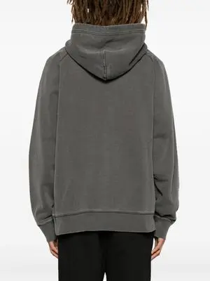 Carhartt Work In Progress Mélange-effect Cotton Hoodie - Grey