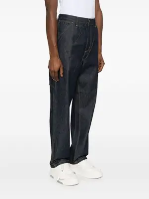 Carhartt Work In Progress Single Knee Straight Leg Jeans - Blue