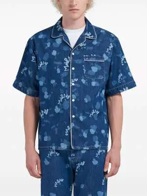 Marni Logo-print Denim Shirt