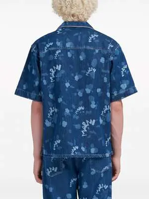Marni Logo-print Denim Shirt