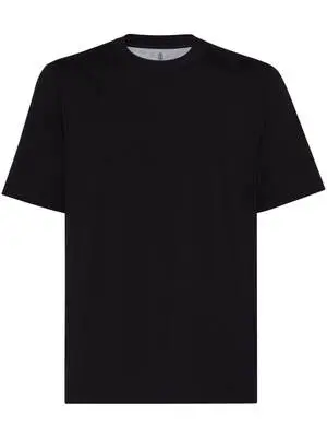Brunello Cucinelli Crew-neck Cotton Jersey T-shirt - Black