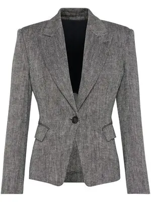 BRUNELLO CUCINELLI Brunello Cucinelli Single-Breasted Linen-Flax Blazer