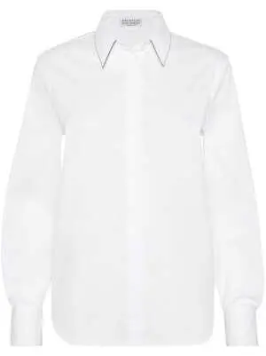 Brunello Cucinelli Trimmed Shirts For Women