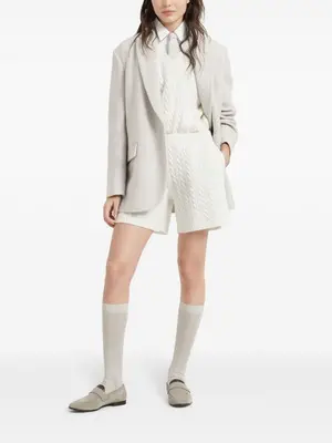 Brunello Cucinelli Collar-trim Shirt - White